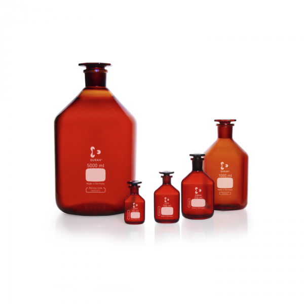 DURAN® Reagent Bottle, Narrow Neck, Amber